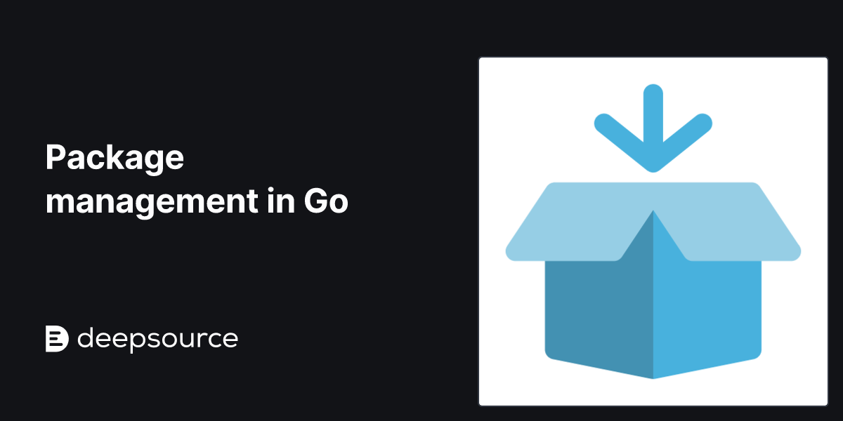 Package management in Go • DeepSource
