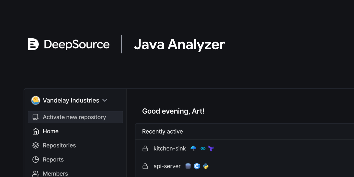 Java Static Analysis and SAST ・ DeepSource