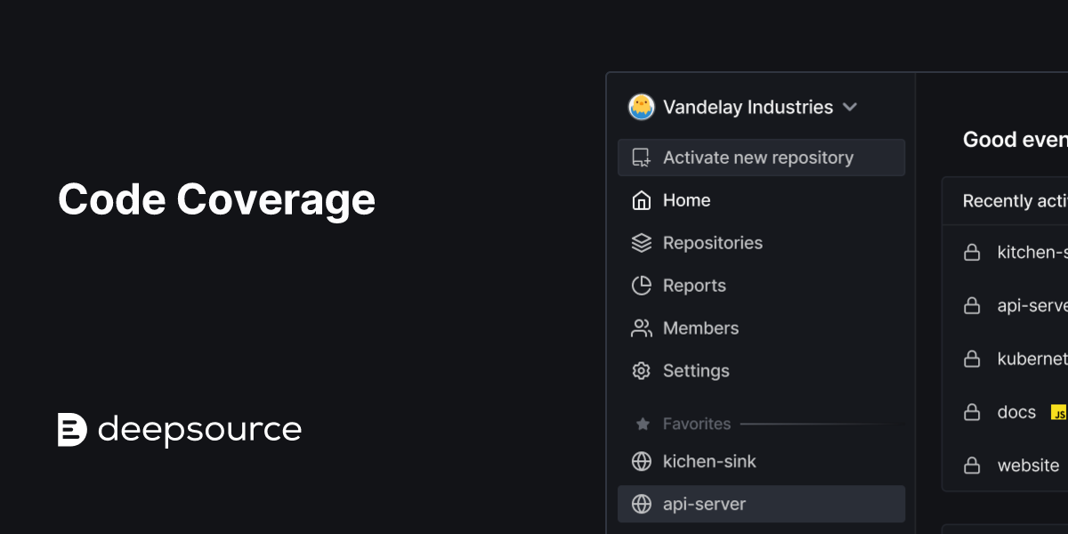 Deepsource Code Coverage