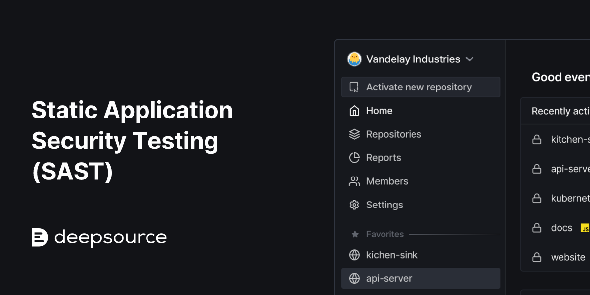 DeepSource SAST